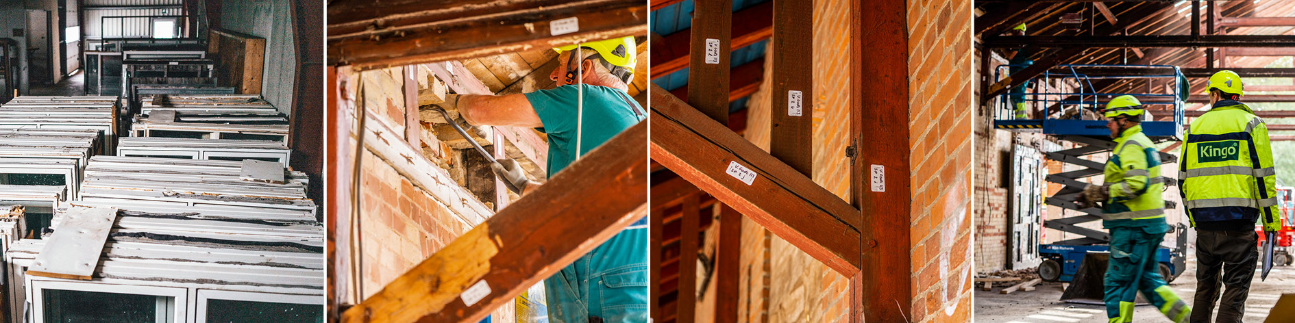 Kingo genbrug - brugte byggematerialer og brugt inventar